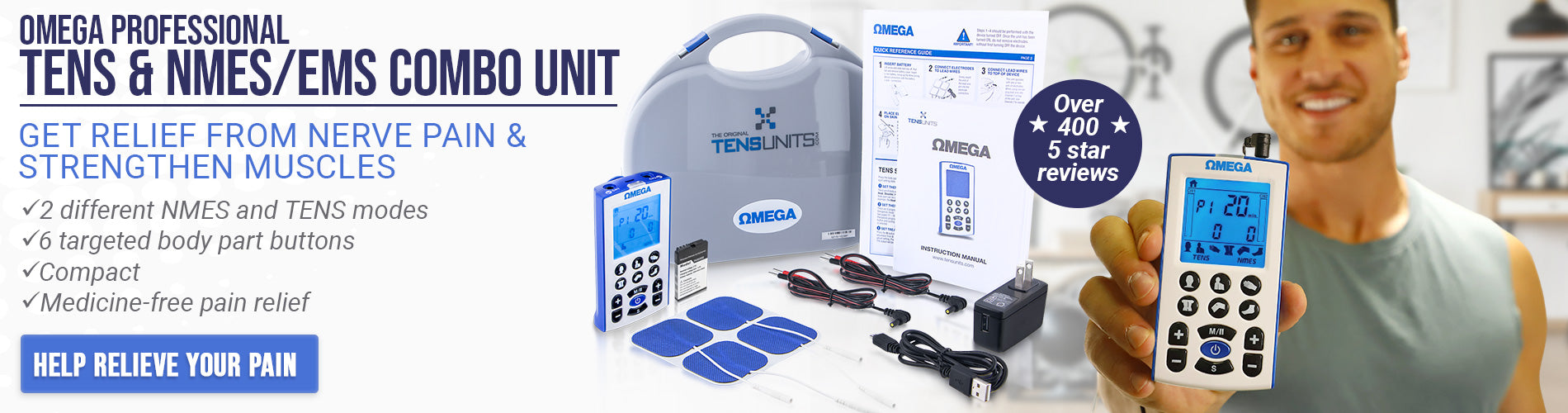 TENS Unit – Buy TENS Units for Pain Relief | Tensunits.com